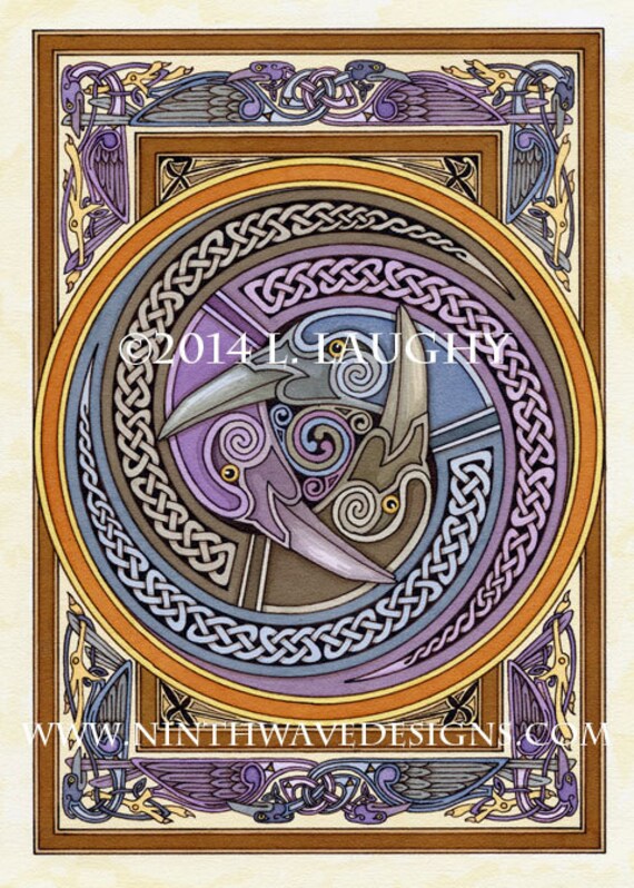 Original Celtic Art Greeting Card Make Your Own Assortment - Etsy