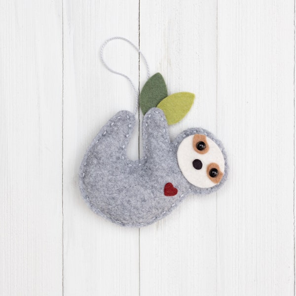 Felt Sloth - Etsy