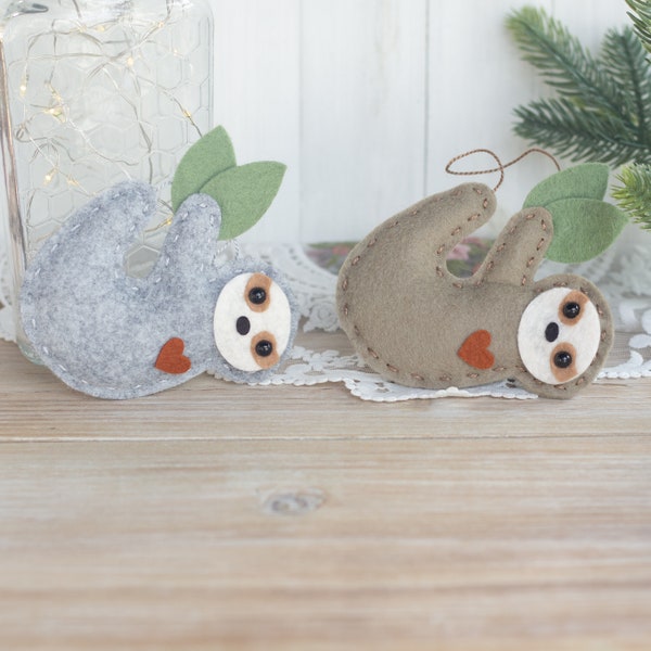 Felt Sloth - Etsy