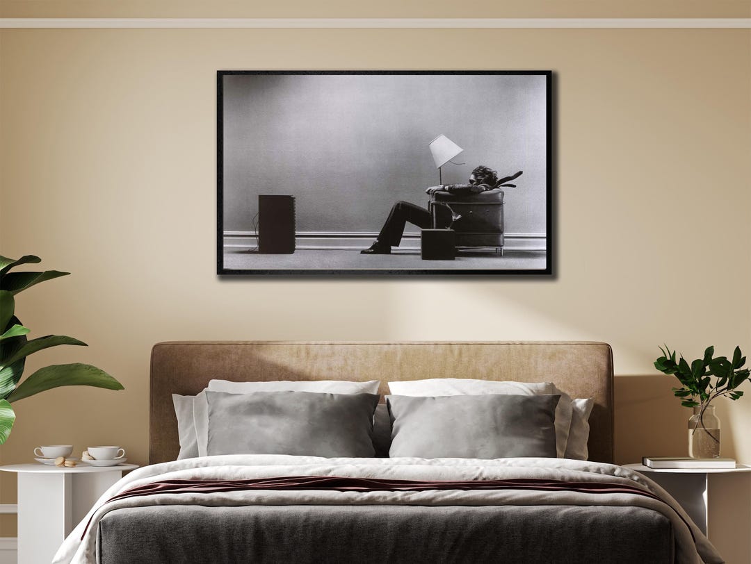 Blown Away Guy Maxell Ad 1979 Steve Steigman, Music Framed Wall Art ...