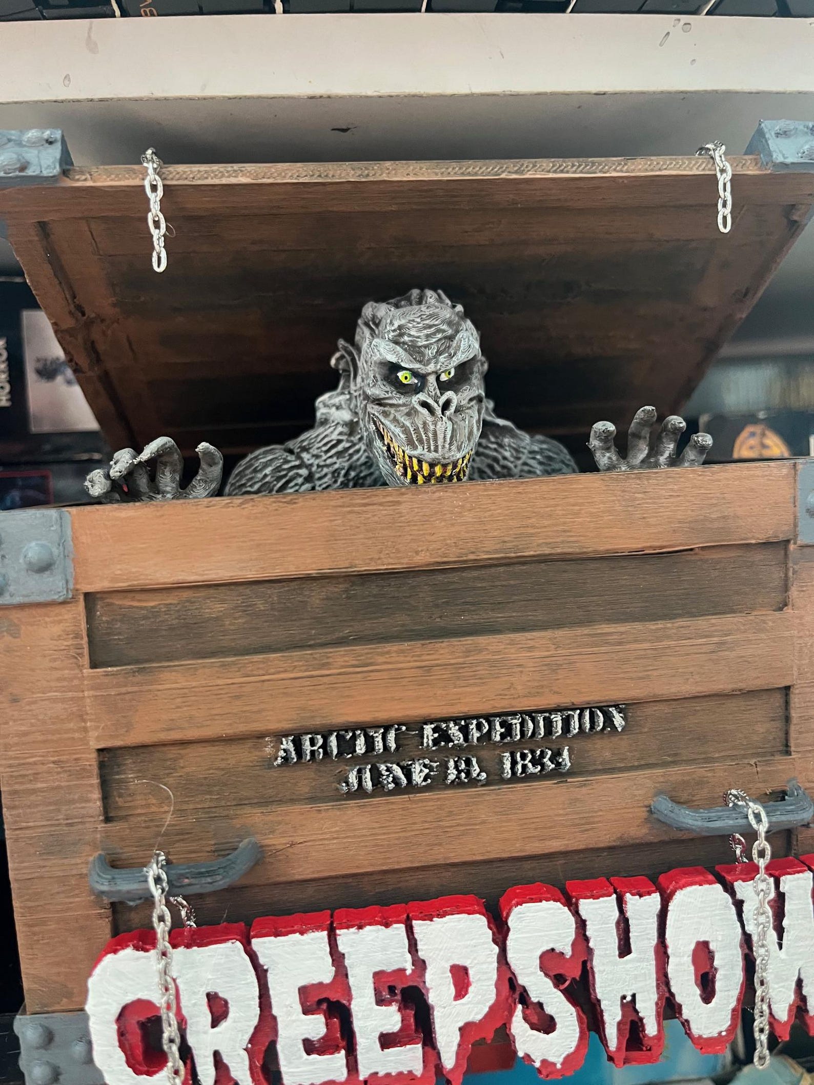 Creepshow "fluffy & Crate" Stephen King George A Romero 80s Horror VHS ...