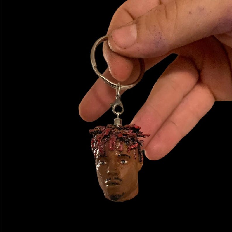 Juice WRLD Head Bust Keychain Replica Display Memorabilia 999 - Etsy