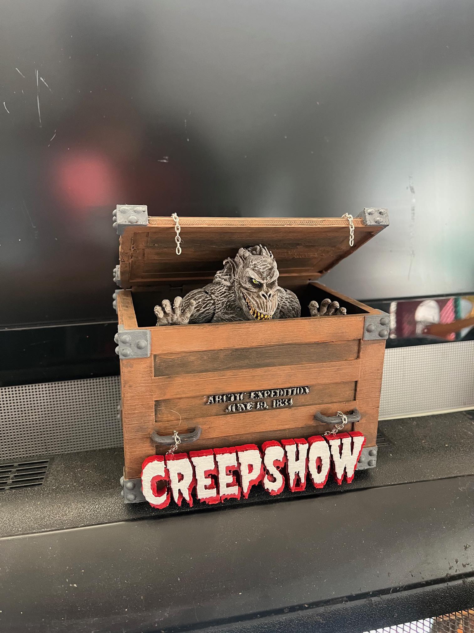 Creepshow "fluffy & Crate" Stephen King George A Romero 80s Horror VHS ...