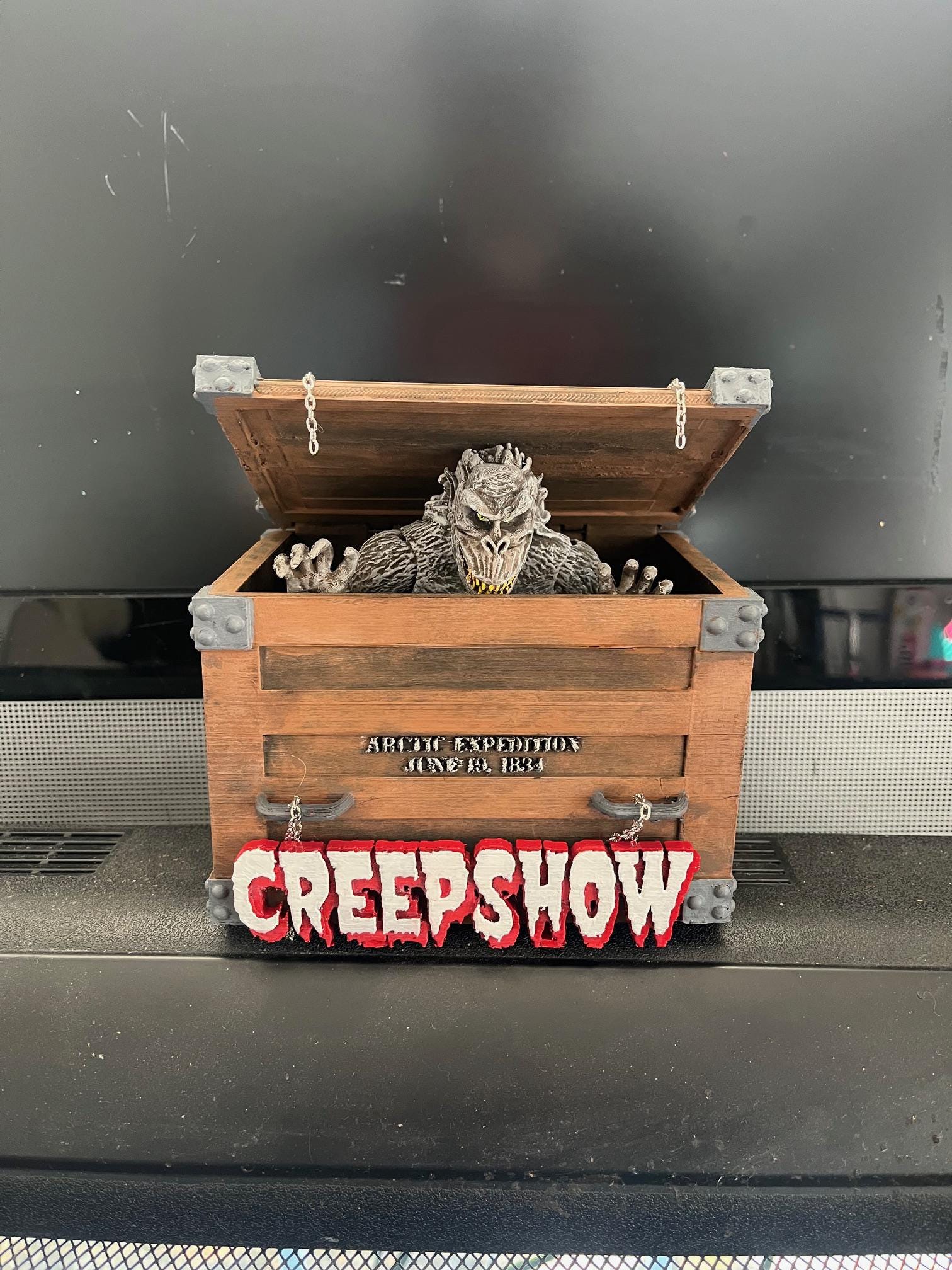 Creepshow "fluffy & Crate" Stephen King George A Romero 80s Horror VHS ...