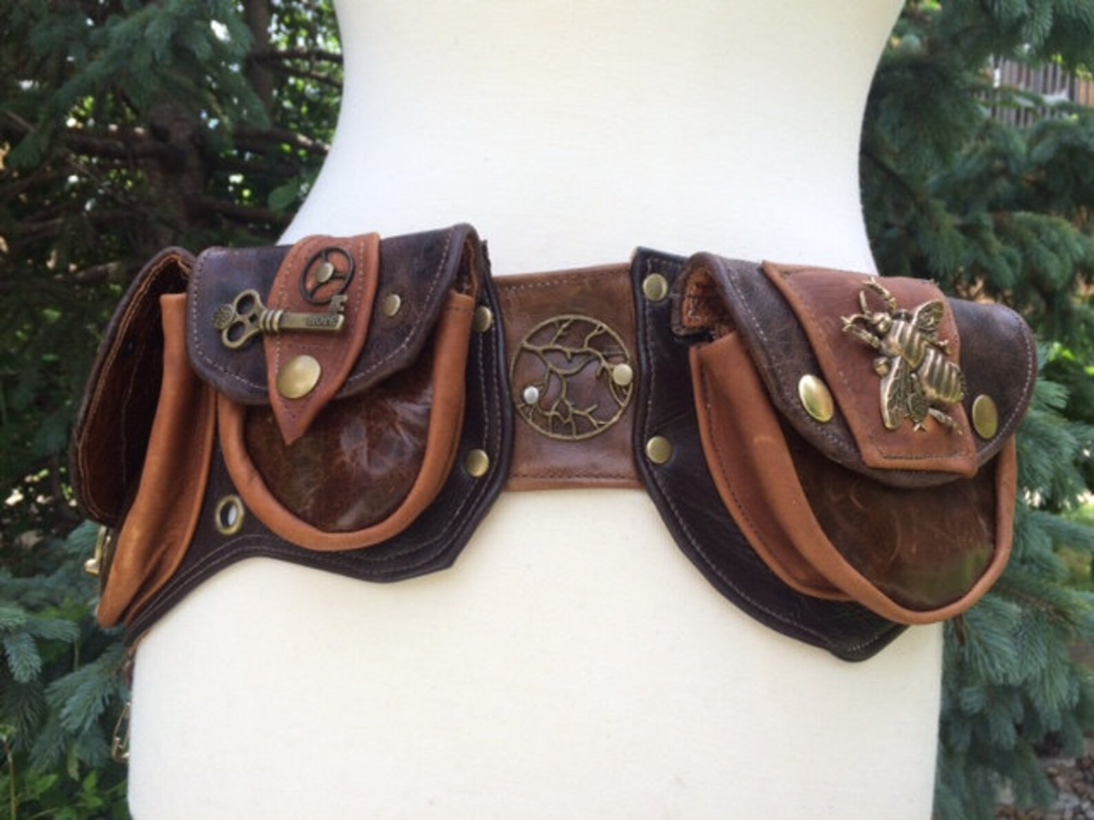 Reserved for Awesome Amber, just Bee Pocket Belt With Carnelian Stone ...