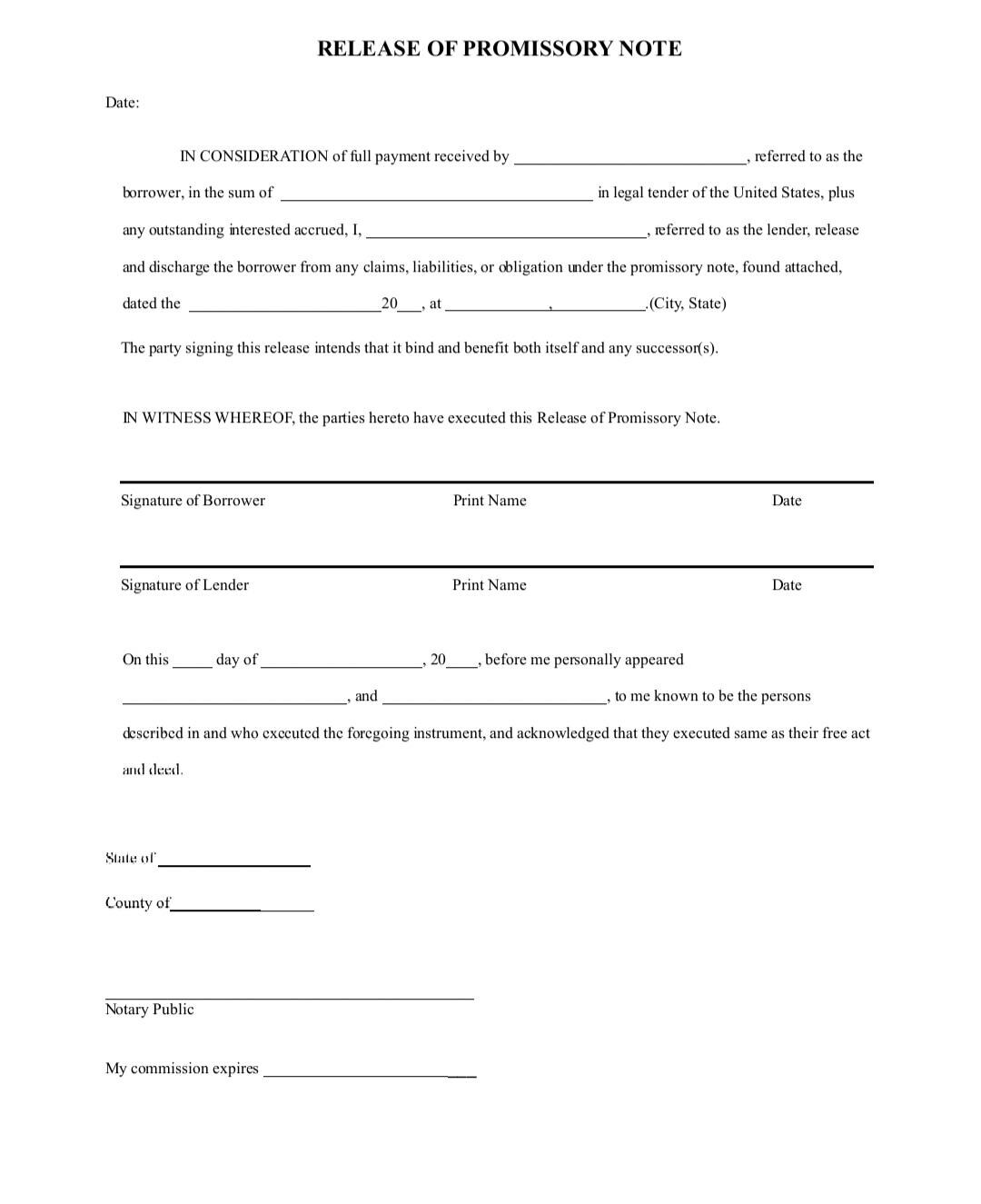 Release of Promissory Note - Etsy