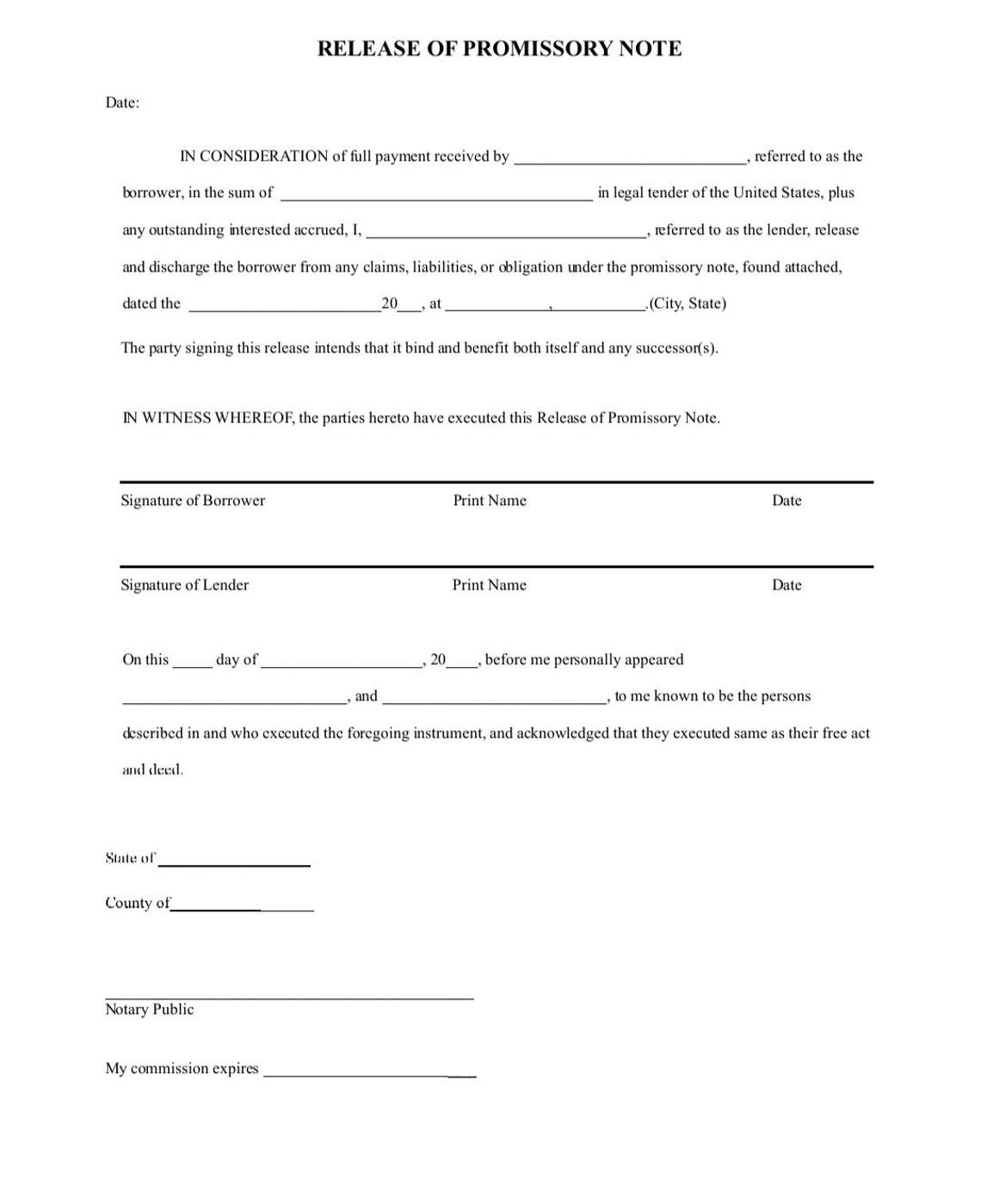 Release of Promissory Note - Etsy