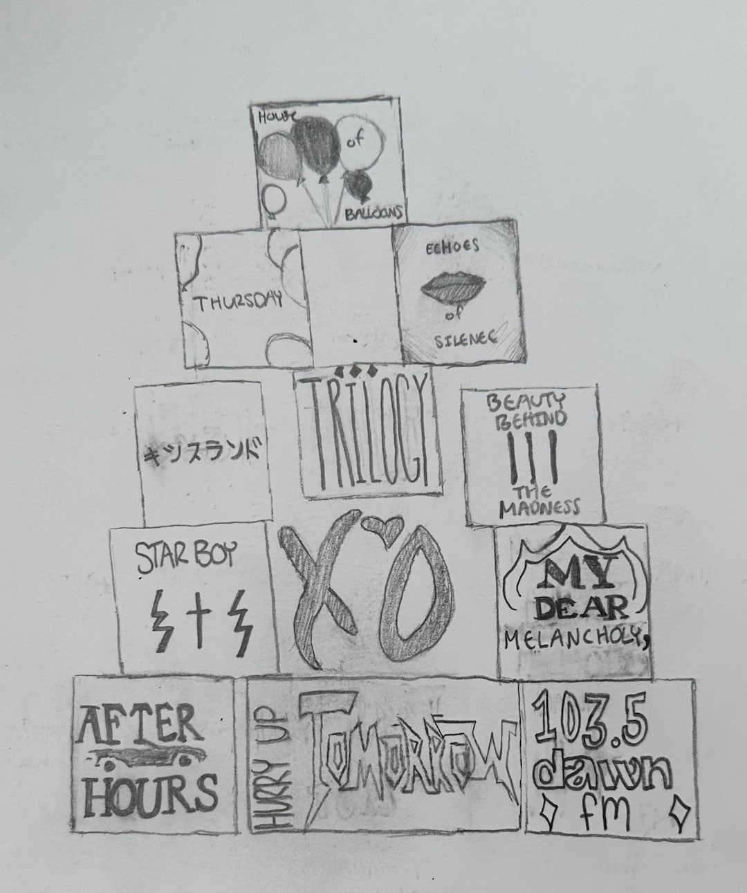 The Eras of the Weeknd - Etsy