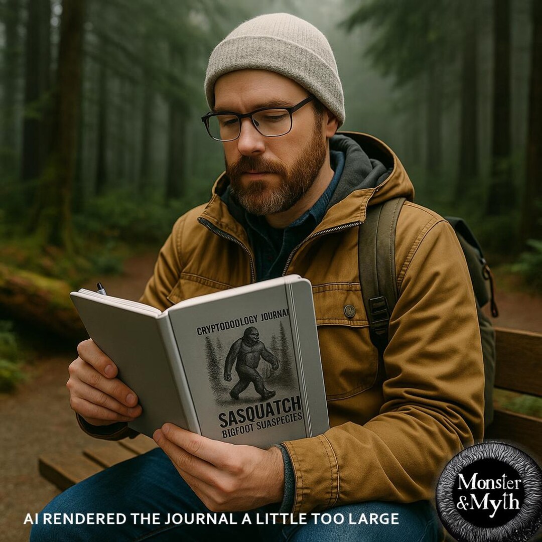 Sasquatch Bigfoot Journal Cryptozoology Notebook Monster & Myth Hardcover Field Log for ...