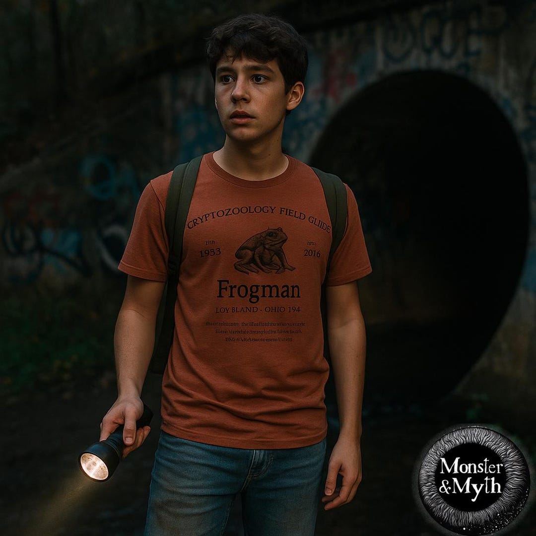 Loveland Frogman T-shirt: Ohio Cryptid Tee for Cryptozoologists - Etsy