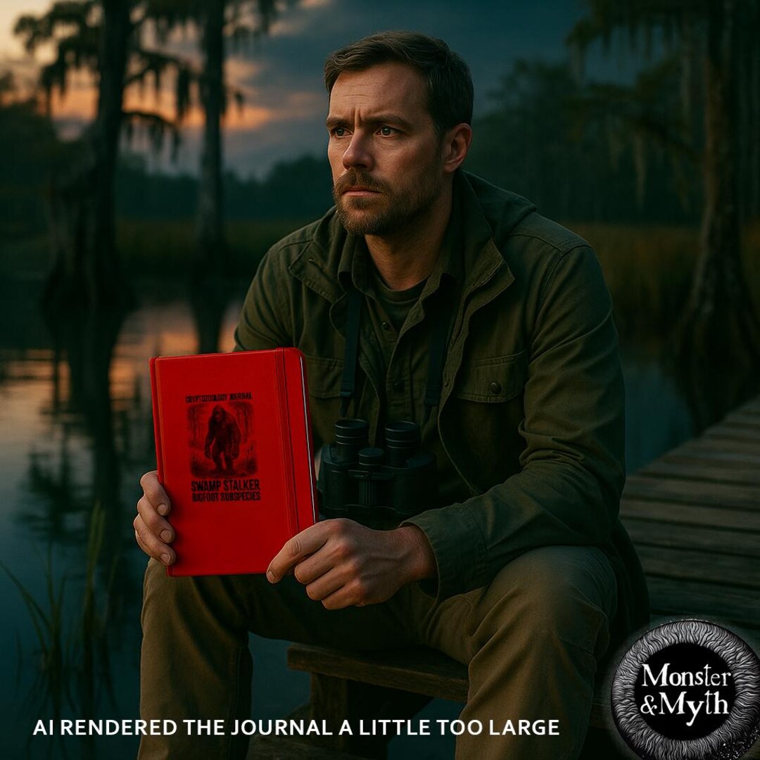 Swamp Stalker Bigfoot Journal Cryptozoology Notebook Monster & Myth ...
