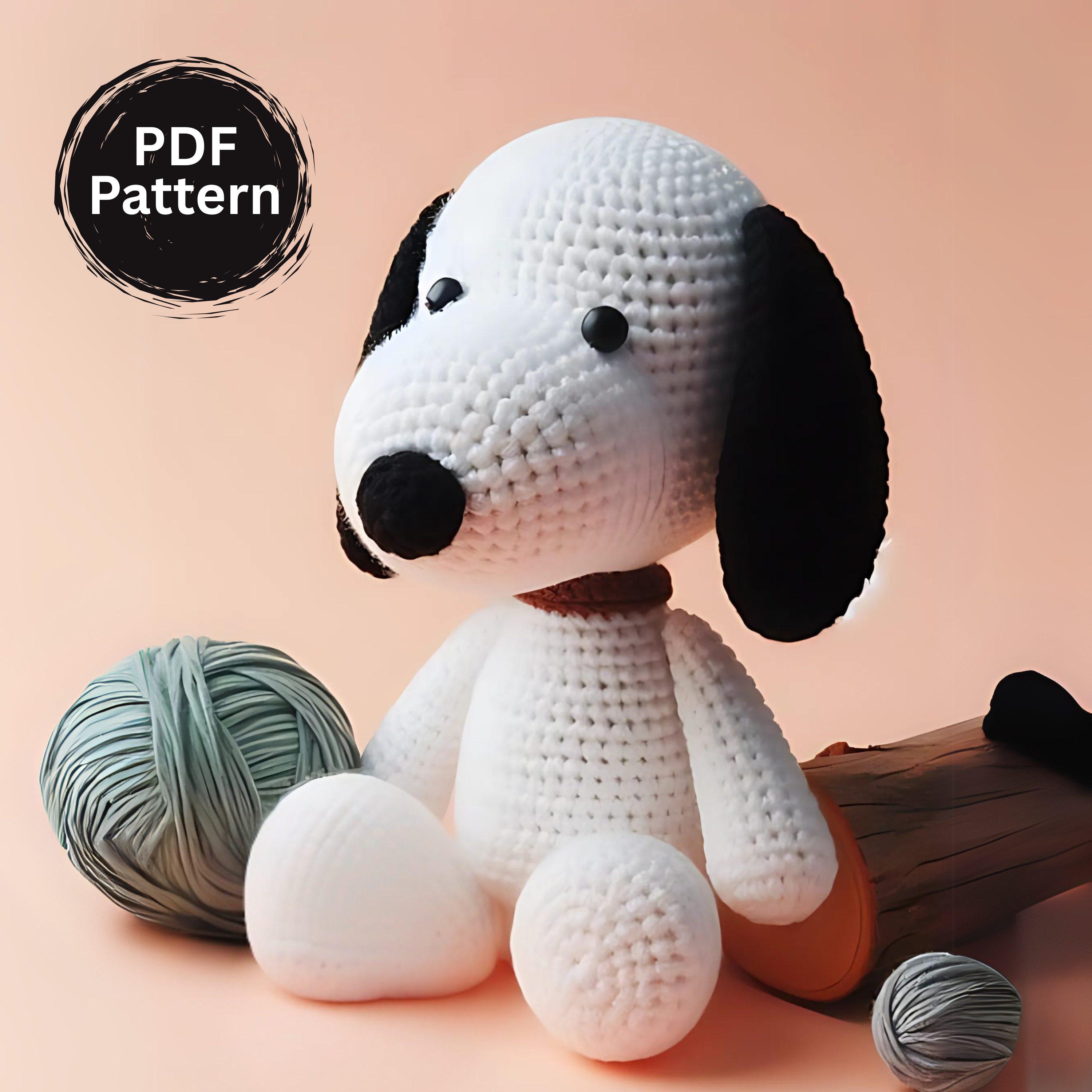 Snoopy Dog Crochet Pattern: Amigurumi Puppy Plush (PDF Pattern) - Etsy