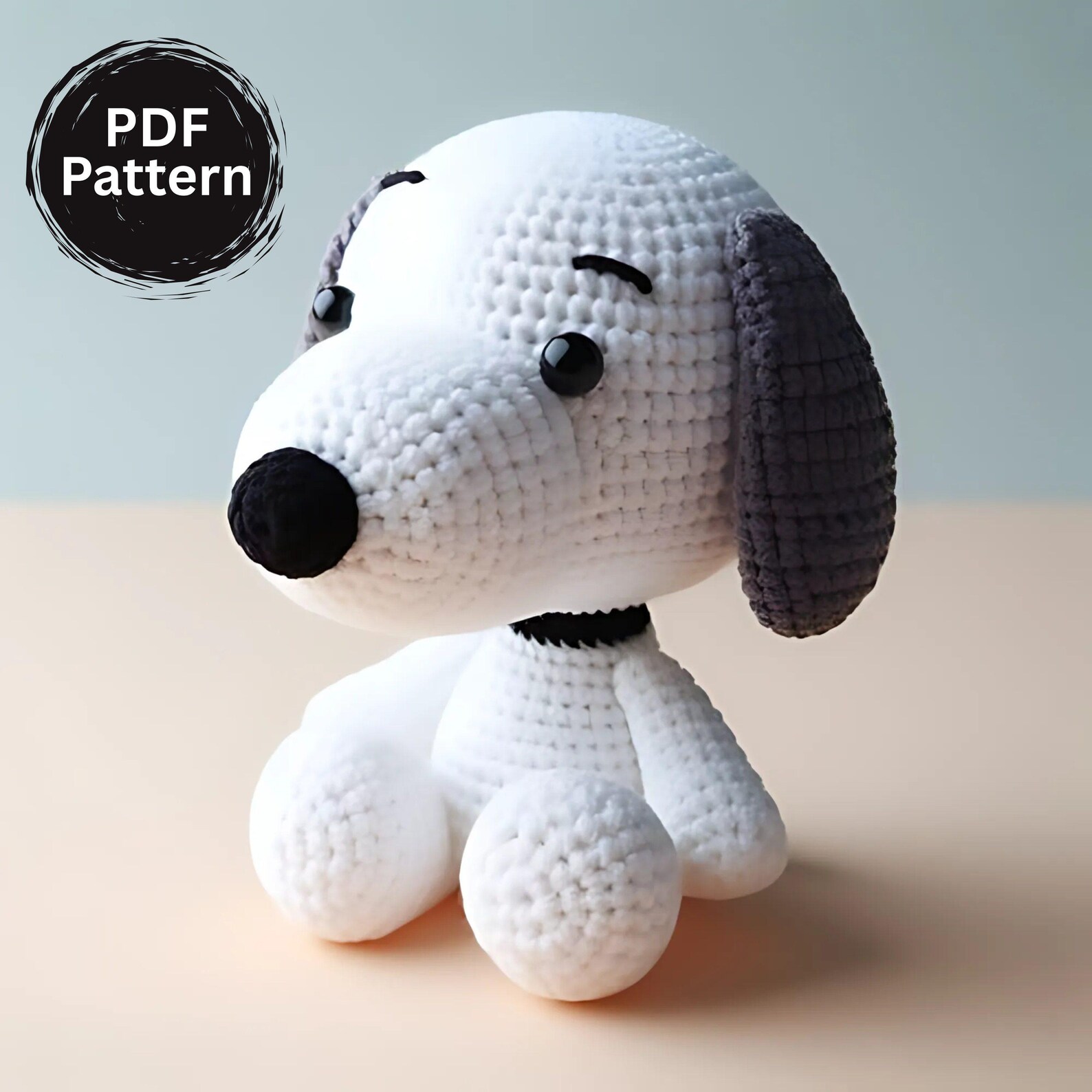 Snoopy Dog Crochet Pattern: Amigurumi Puppy Plush (PDF Pattern) - Etsy