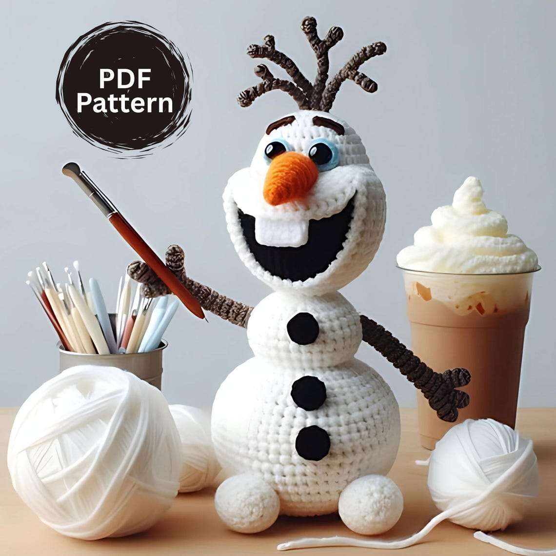Crochet Snowman Amigurumi Pattern: Beginner-friendly PDF Tutorial - Etsy