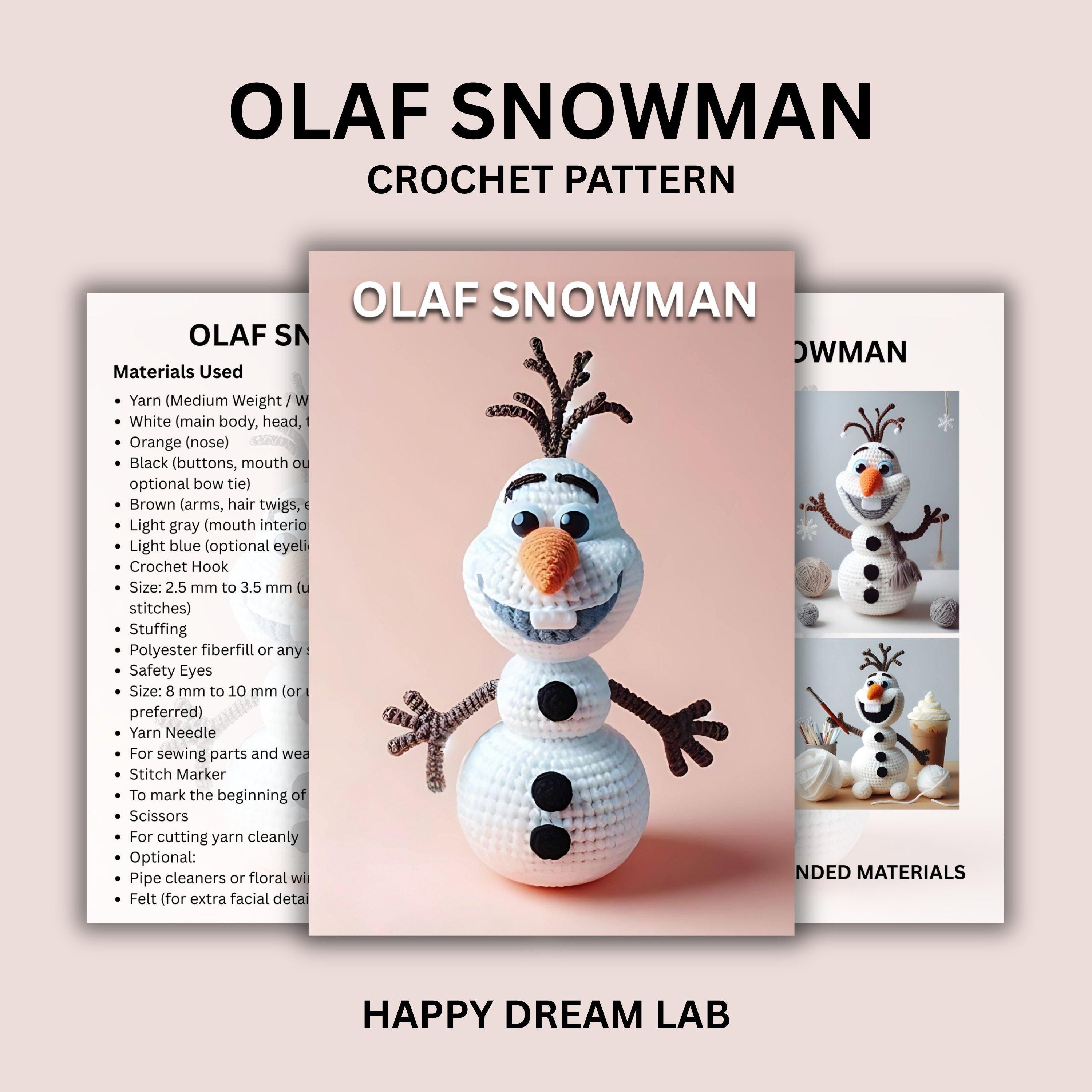 Crochet Snowman Amigurumi Pattern: Beginner-friendly PDF Tutorial - Etsy