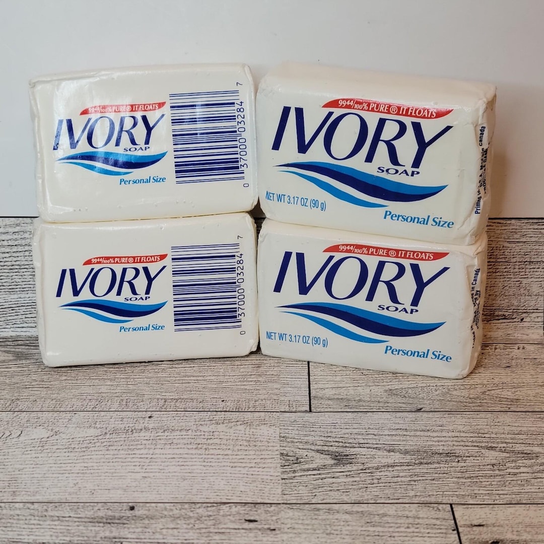 VTG 90s Ivory Bar Soap 4 Bars 3.17 Oz Each 99/100% Pure It Floats Movie ...