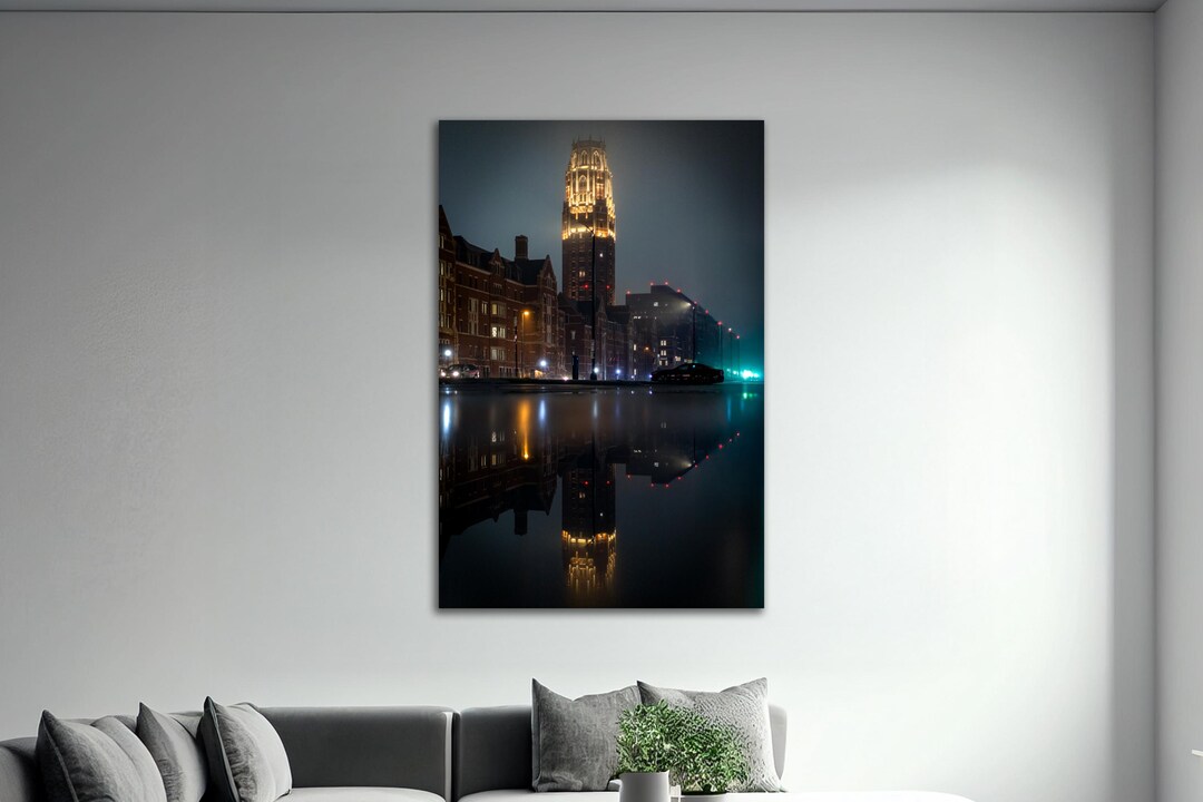 West End Tower Vanderbilt University Nashville Canvas Print - Etsy