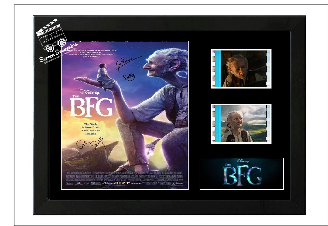 The BFG Original Film Cell Display Cast Signed Amazing Collectable ...