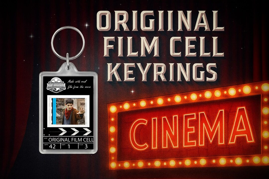 Merlin Film Cell Keyring Amazing Collectable. - Etsy