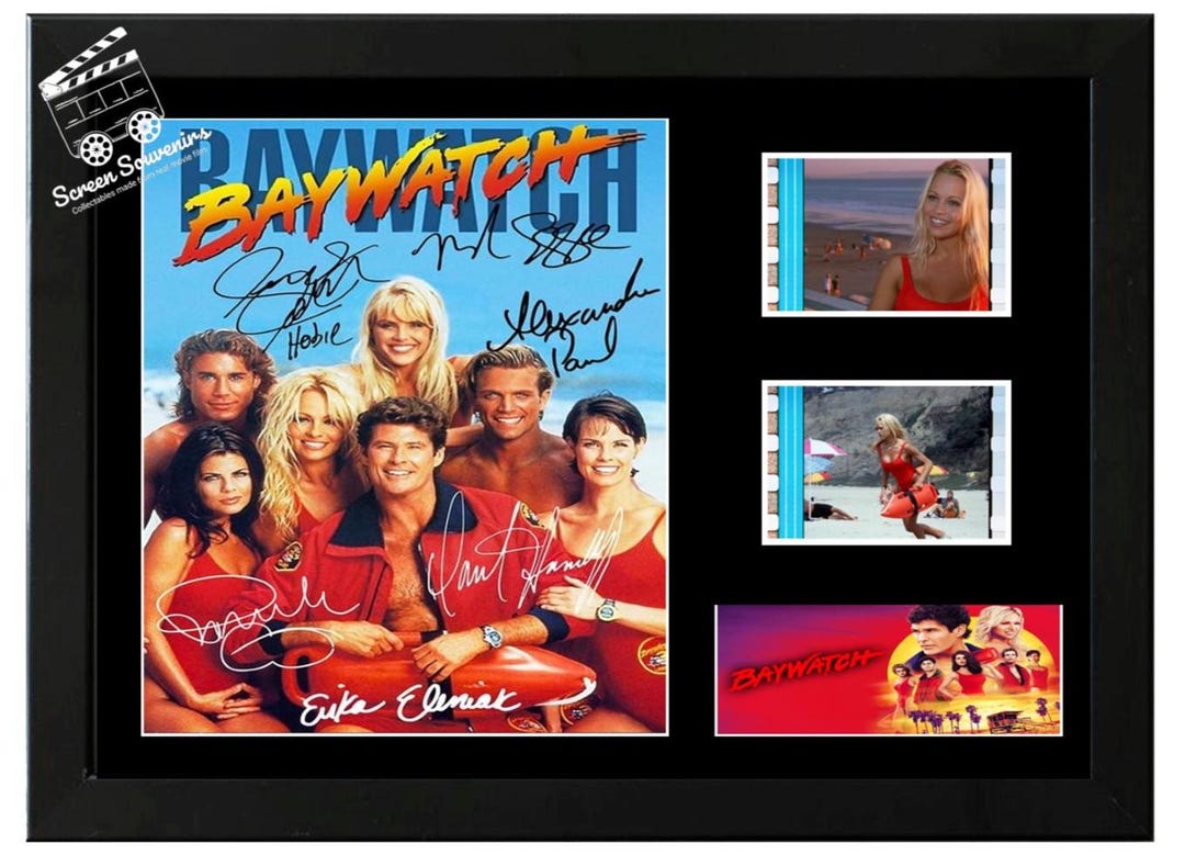 Baywatch Film Cell Display Amazing Cast Signed Collectable. With COA - Etsy