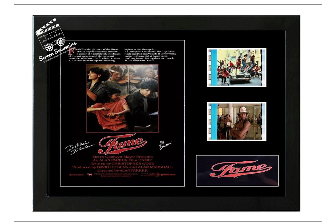 Fame Original Film Cell Display Cast Signed Amazing Collectable. With ...