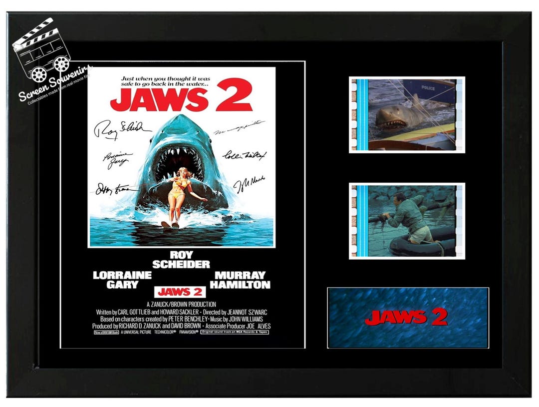 JAWS 2 Film Cell Display Amazing Signed Collectable. With COA - Etsy