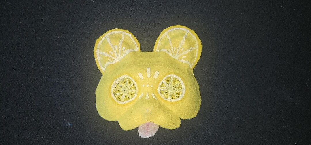 Lemon Cat/mouse Therian Mask - Etsy