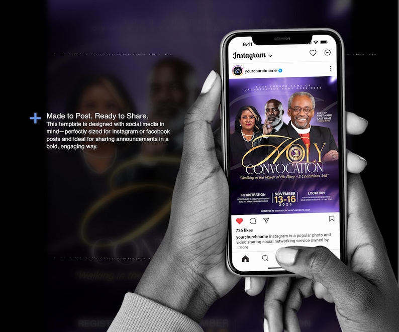 Holy Convocation Flyer Bundle | Church Event Templates (canva) - Etsy