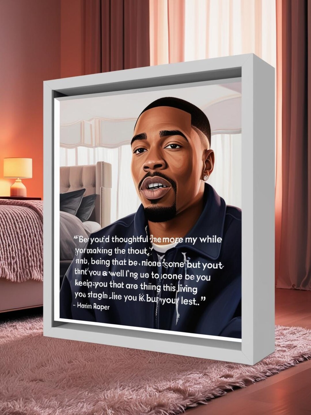 Rapper Wall Art, With Custom Quotes and Singers - Etsy