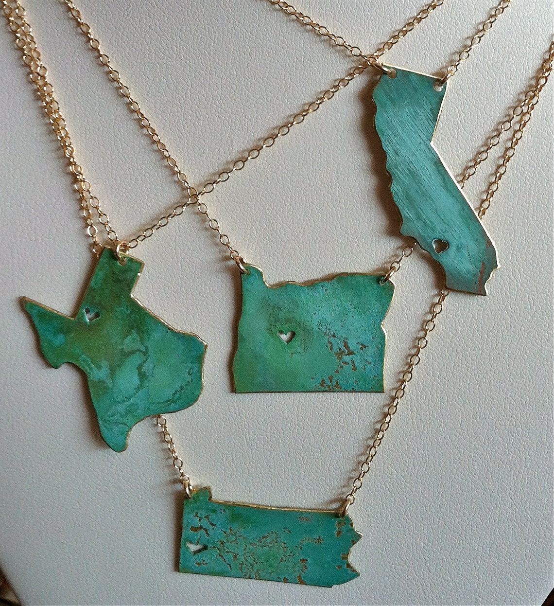 Italy Patina Necklace Handcrafted - Etsy