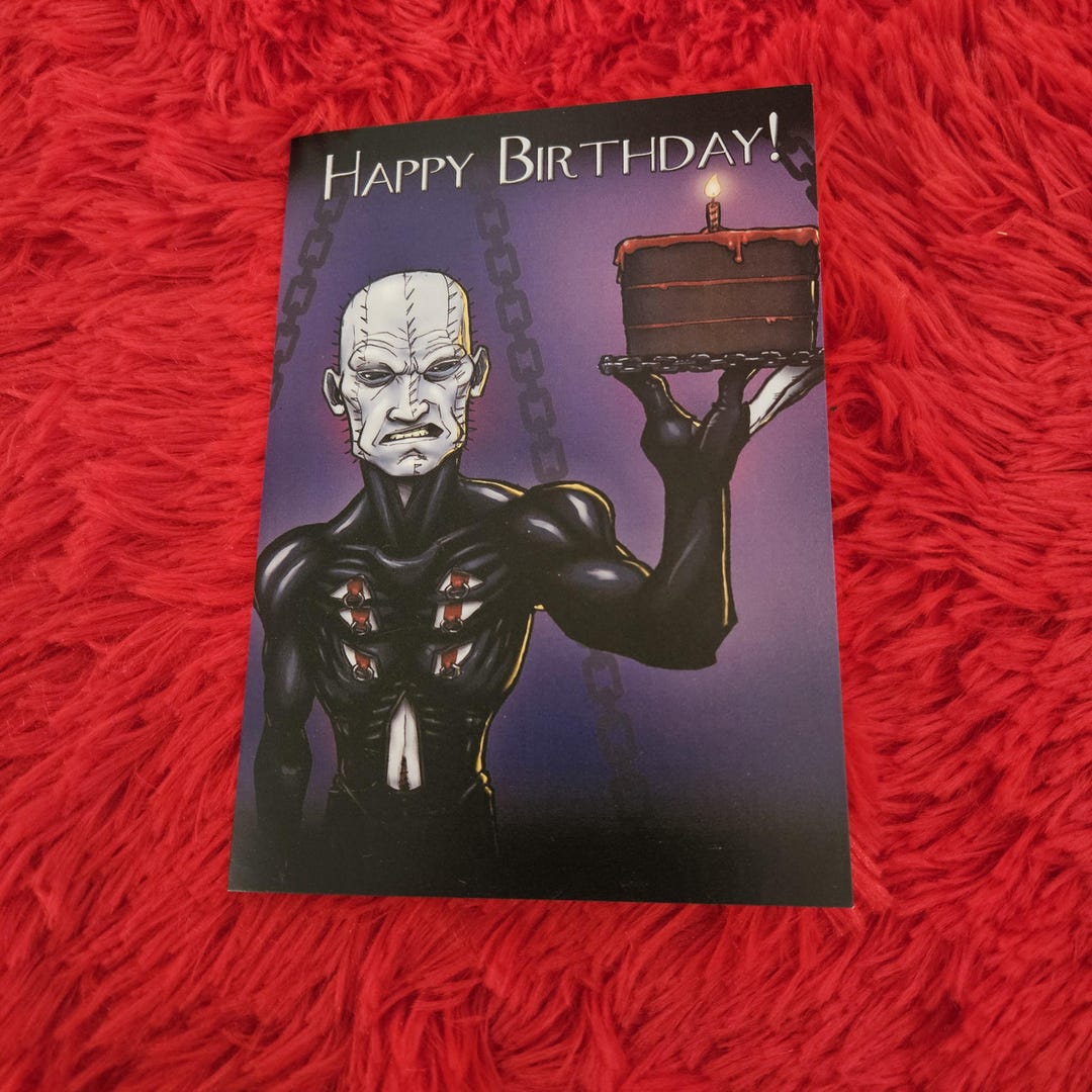 HELLRAISER (pinhead) - Birthday Card - Etsy