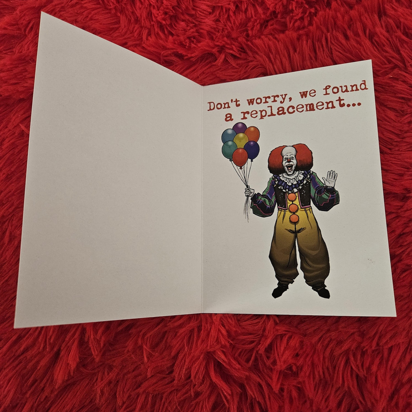 IT (pennywise) - Birthday Card - Etsy