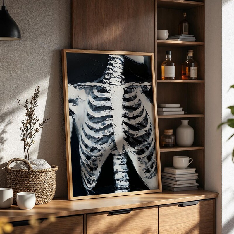 Skeleton Poster - Etsy