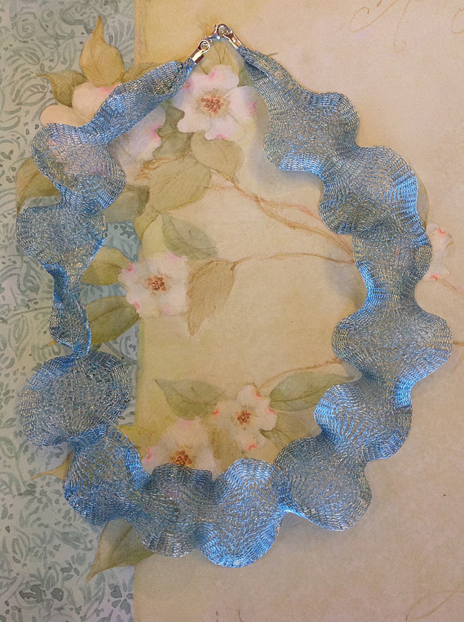 Titanium Mesh Light Blue Titanium Mesh Ribbon Wire Mesh - Etsy