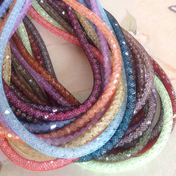 Mesh Tube Necklace - Etsy