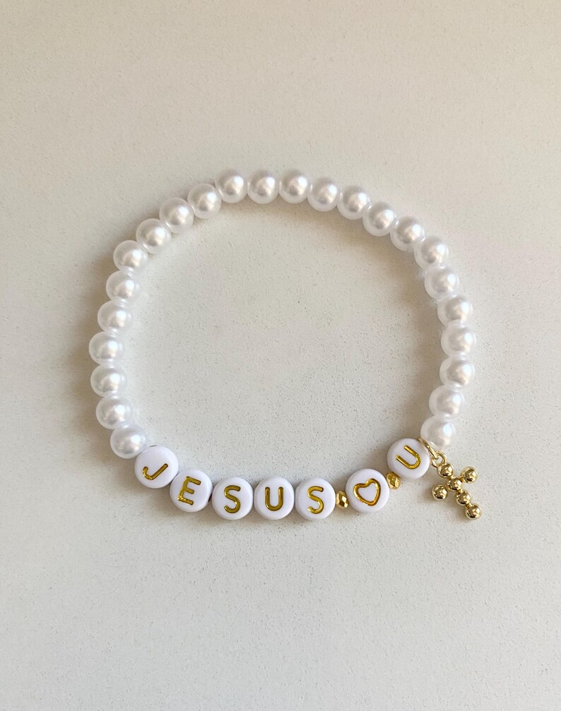 Jesus Loves You, Jesus Loves Me Bracelet With Optional Add-on of Dainty ...