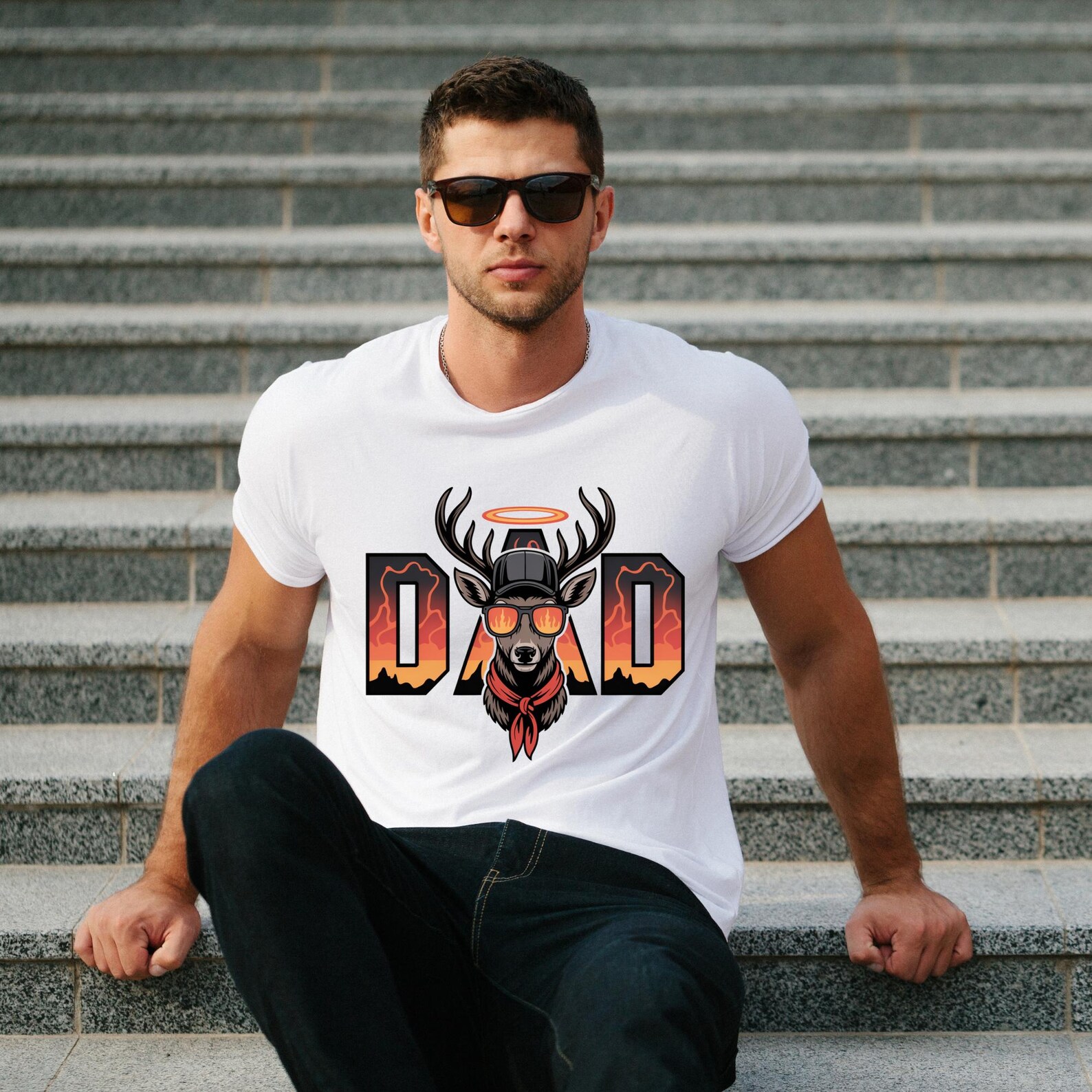 Hunter Dad Png Best Dad Ever Png Leopard Hunter Png Deer Dad Shirt ...