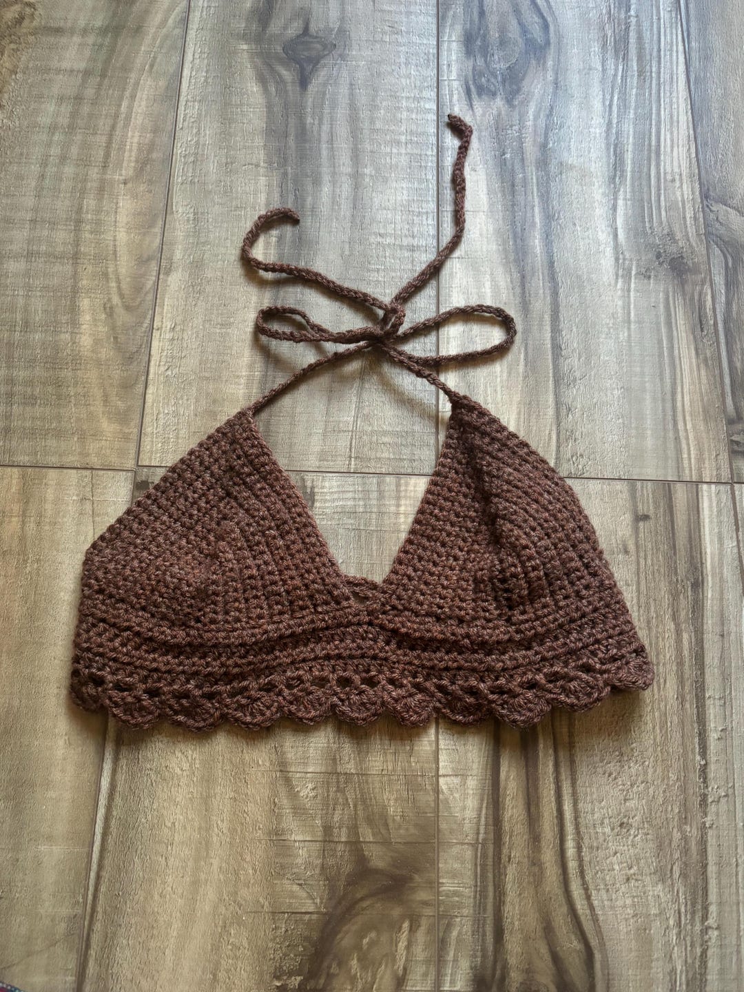 Crochet Triangle Top - Etsy