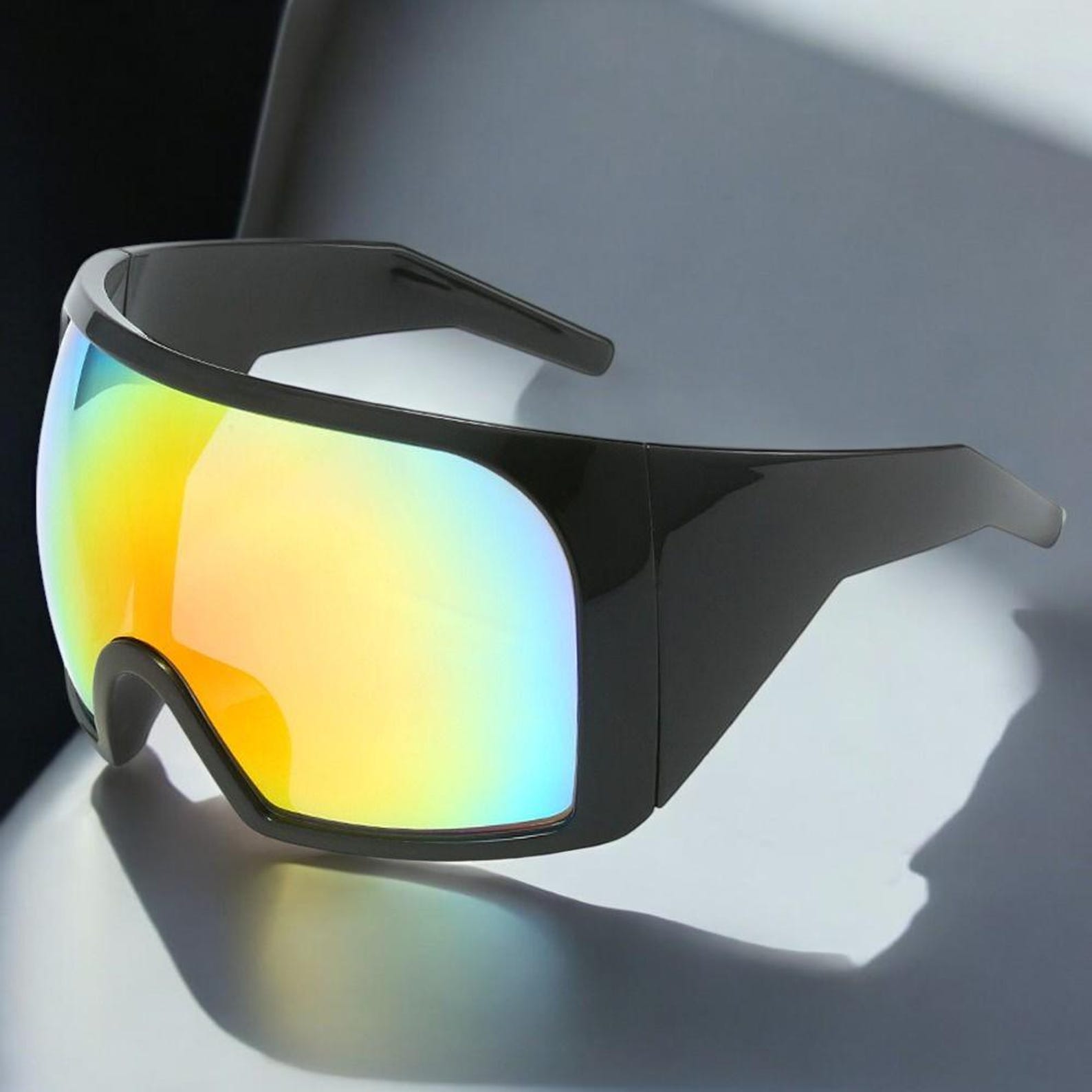 Oversized Futuristic Sunglasses - Driving Sunglasses - Festival ...