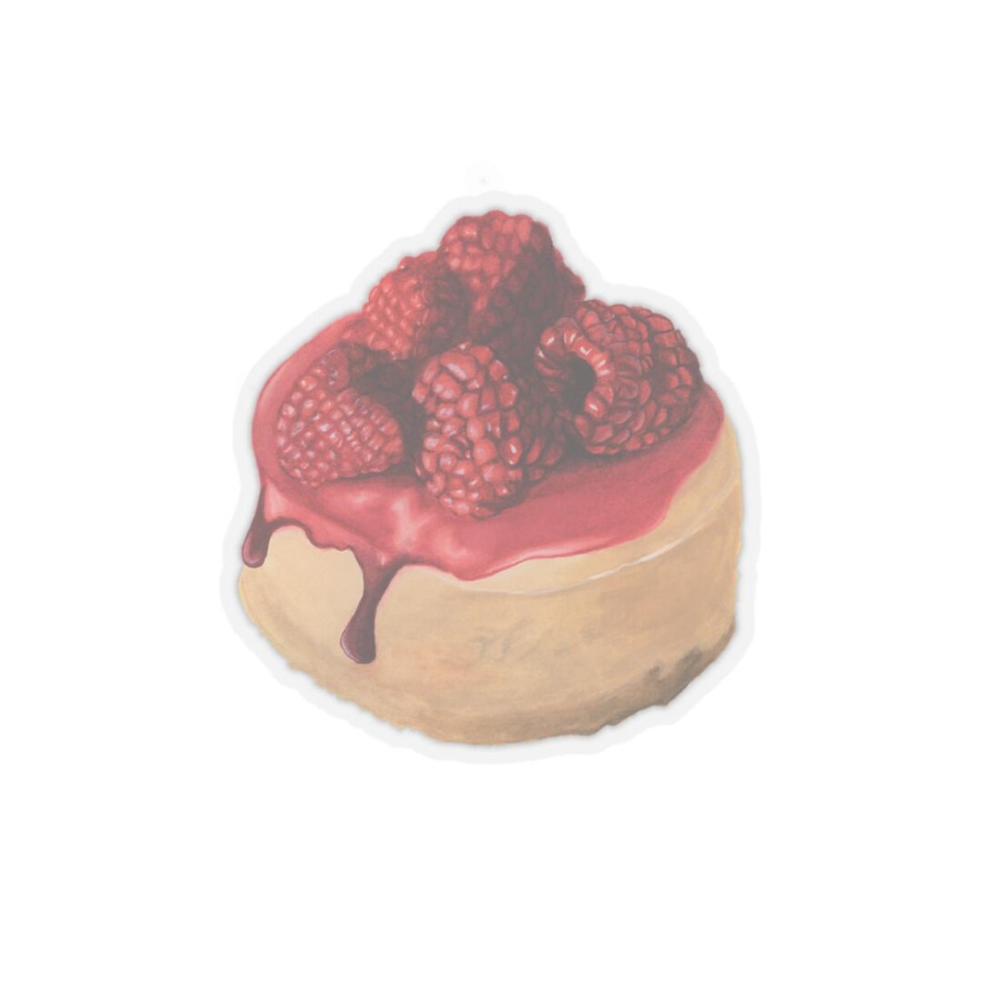 Cheesecake Sticker, Kiss-cut - Etsy