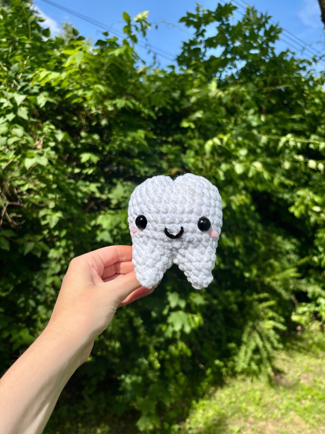 Crocheted Amigurumi Tooth Plush Toy: Handmade Kids Gift - Etsy