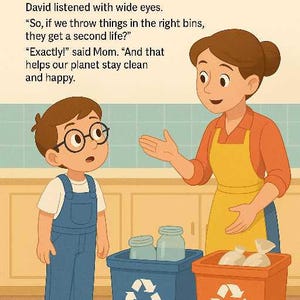 David Saves the Planet – Eco Story for Kids | Recycling Book With ...