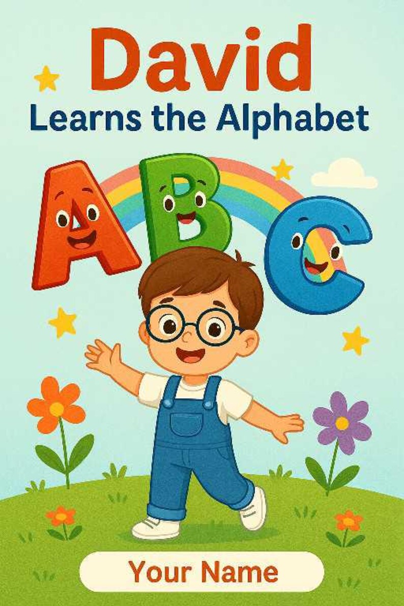 David Learns the Alphabet – Printable Storybook for Kids | Educational ...