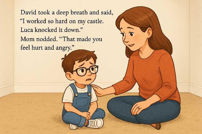 David Learns to Calm Down – Illustrated Emotional Story for Kids - Etsy