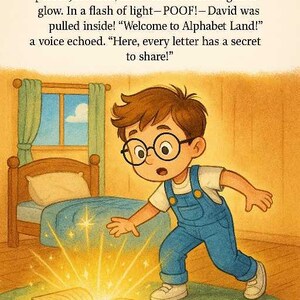 David Learns the Alphabet – Printable Storybook for Kids | Educational ...