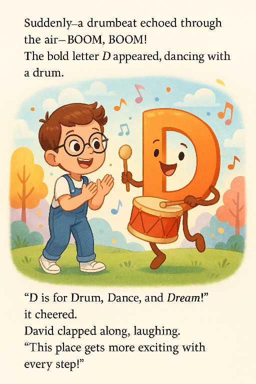 David Learns the Alphabet – Printable Storybook for Kids | Educational ...