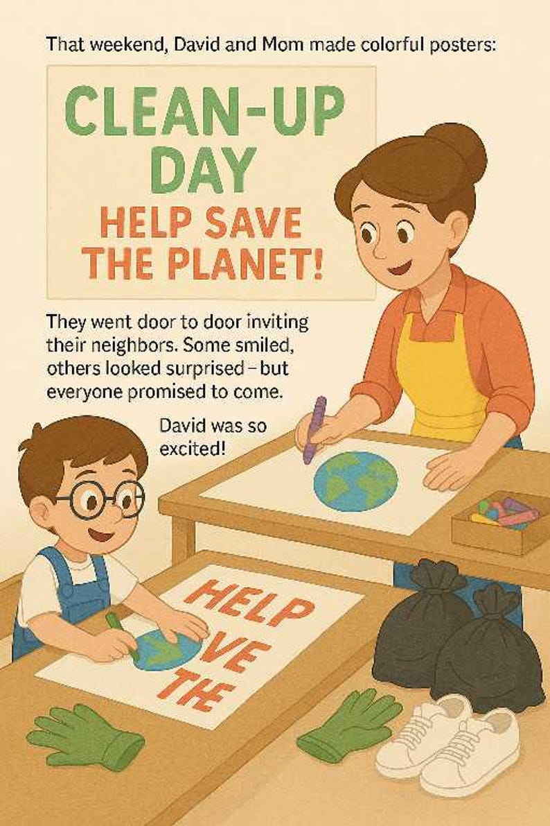 David Saves the Planet – Eco Story for Kids | Recycling Book With ...