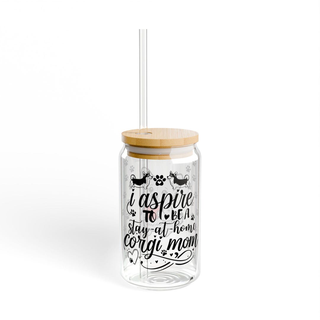 Cute Pet-themed Sipper Glass - Perfect for Animal Lovers, Unique Gift ...
