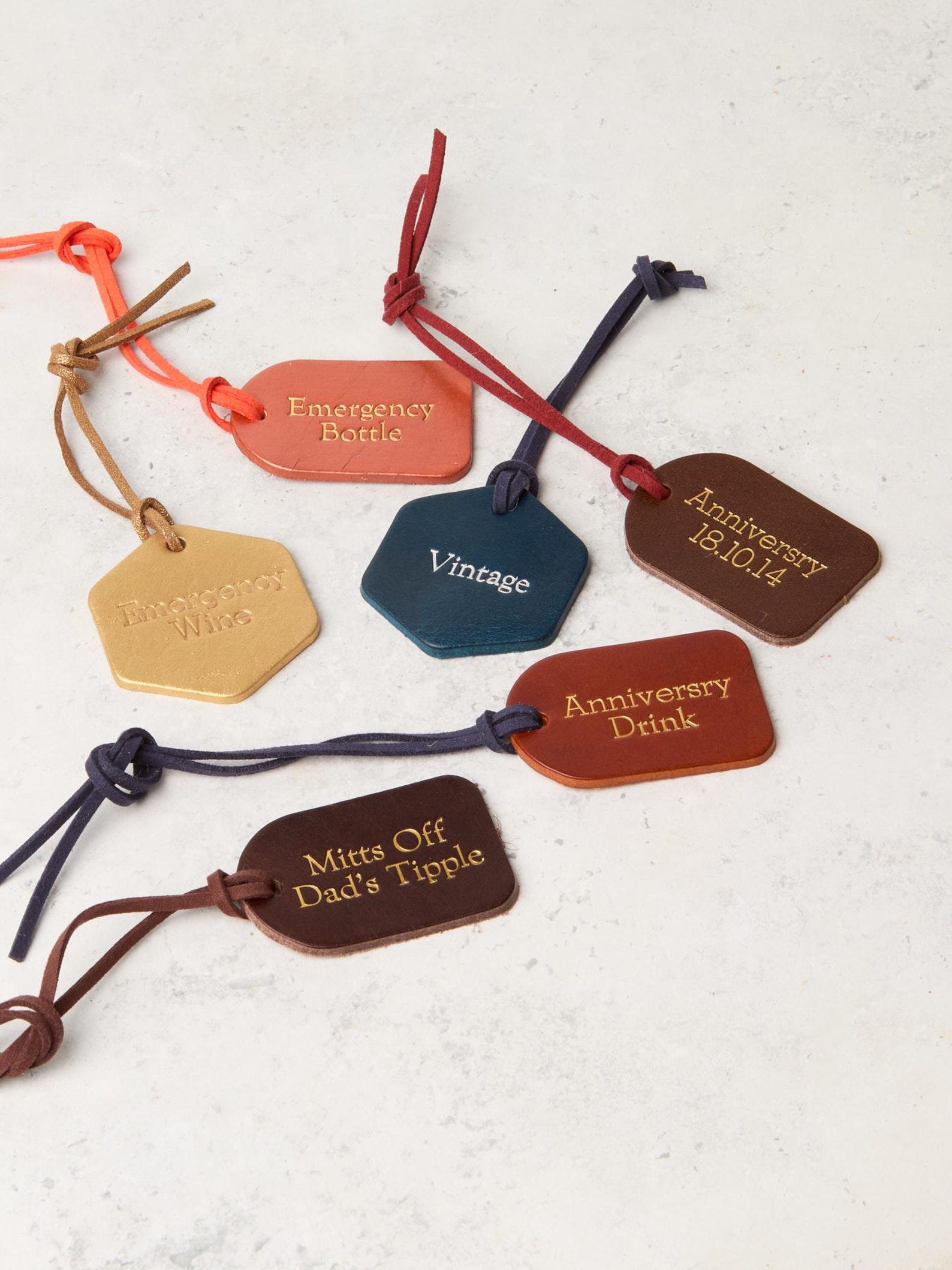 Hexagon Emergency Wine Tag Label, Perfect Gift for Christmas - Etsy