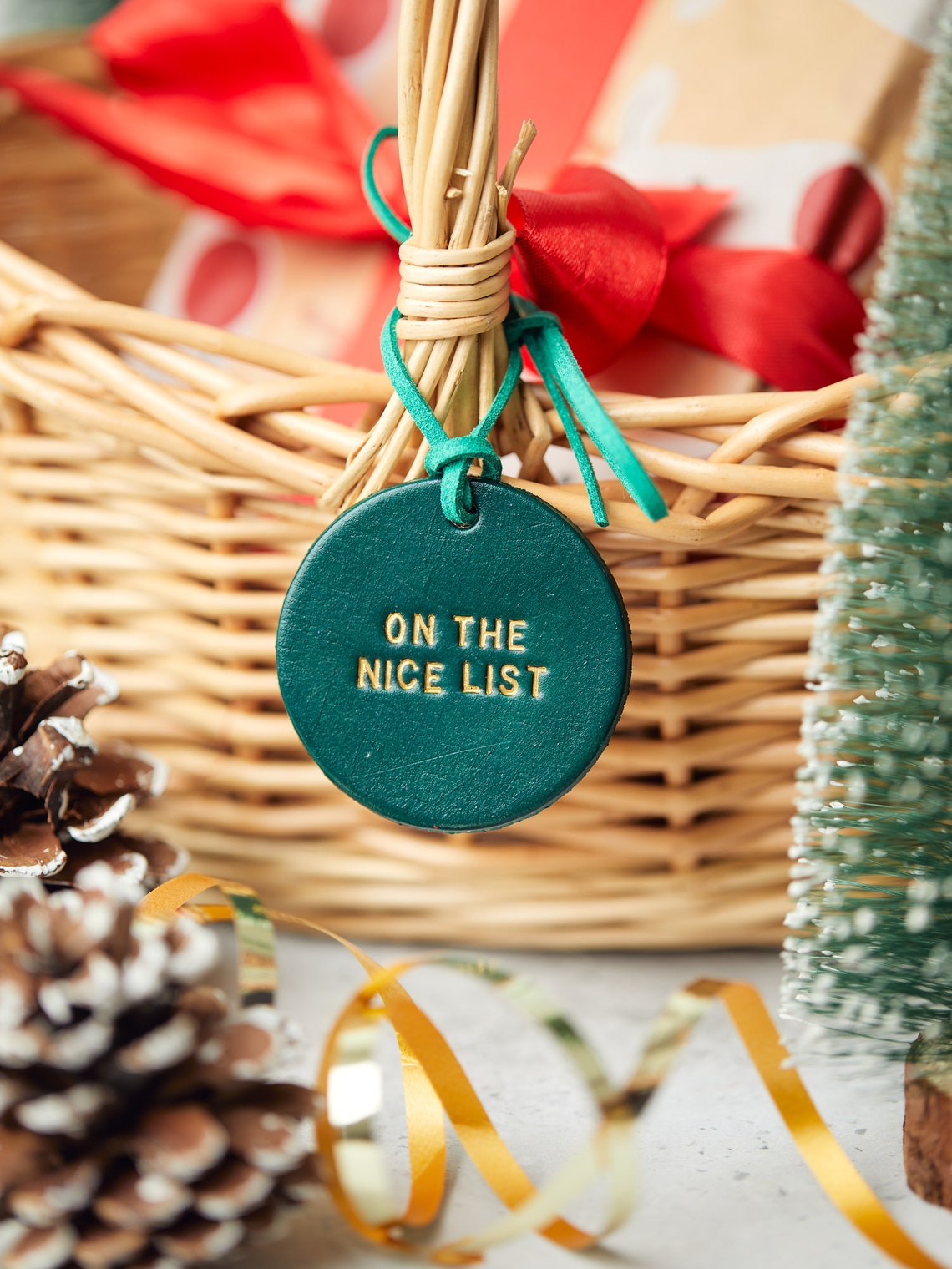 Nice List Leather Star Label for Stocking or Christmas Eve Basket. - Etsy